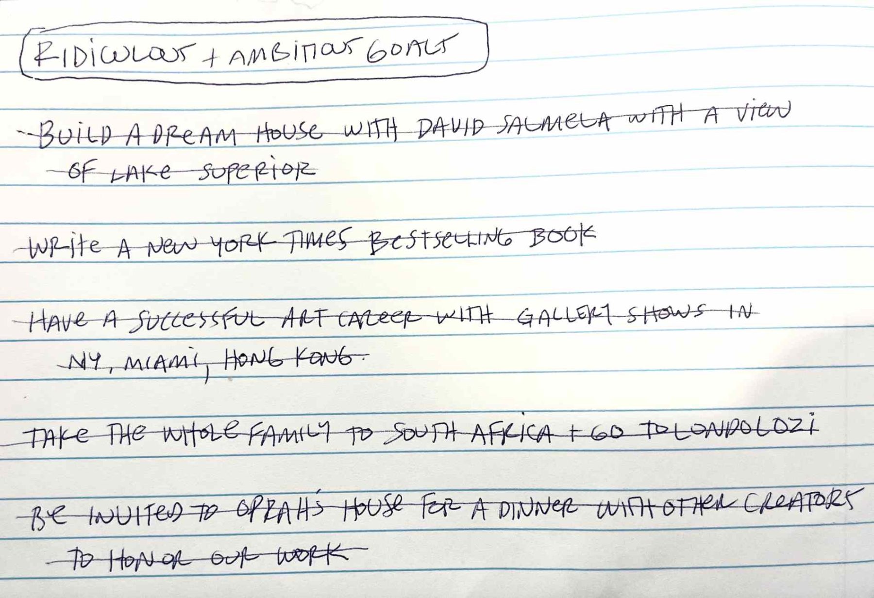 You Need A Reverse Bucket List - Follow Your Feel Good